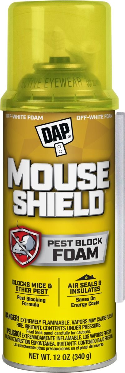 DAP 12oz Mouse Shield Expanding Foam Sealant & Blocker