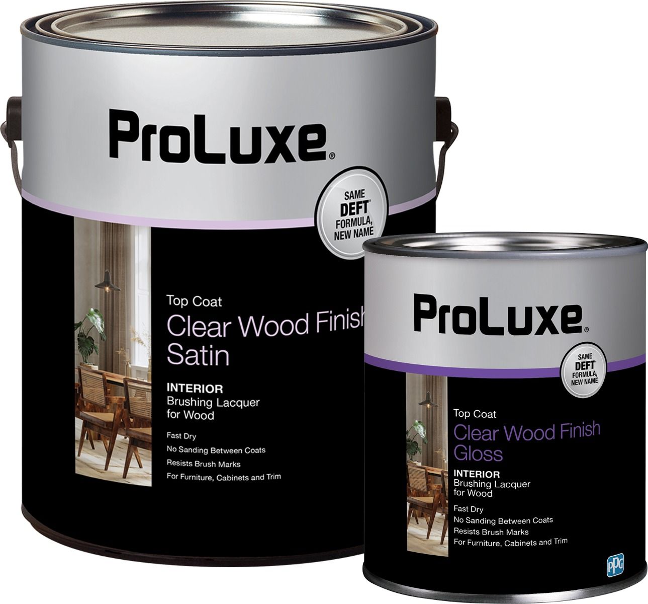 ProLuxe Clear Interior Brushing Lacquer Wood Finish | Tools4Painting