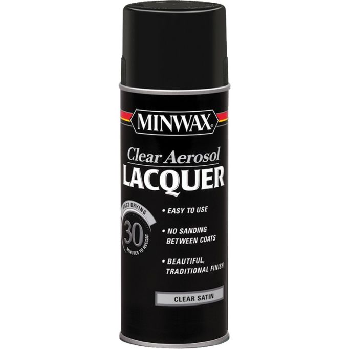 Minwax 15210 Aerosol Satin Clear Brushing Lacquer
