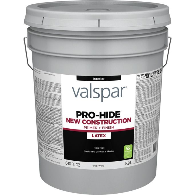 Valspar 91111.008 5gal White Pro-Hide New Construction Primer