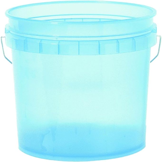Leaktite 1123013 3.5gal Plastic Translucent Blue Pail