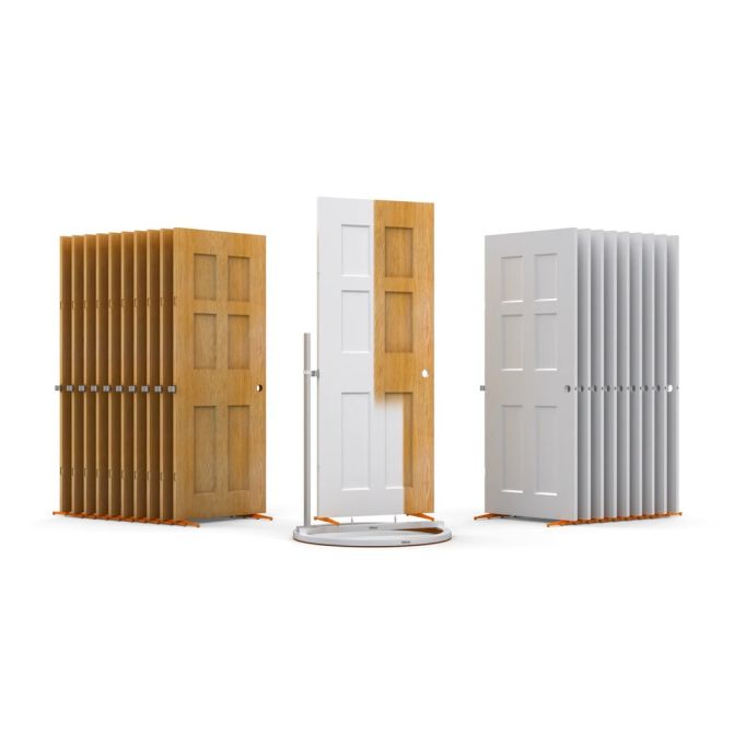 PaintLine PSDRID Interior Door Spray & Dry Series Rack (Holds 20 Doors)