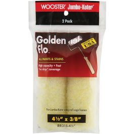 Wooster RR315 4-1/2" x 3/8" Nap Golden Flo Jumbo-Koter Mini Roller ...