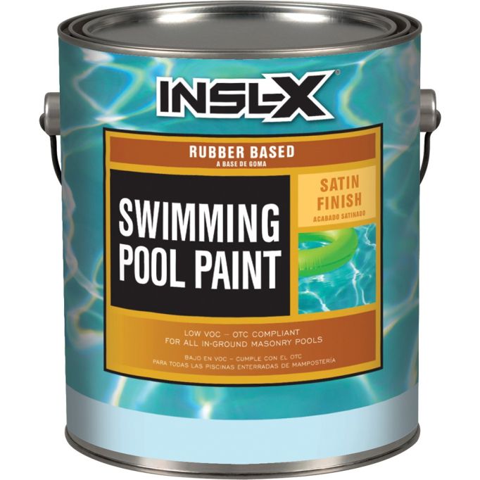 Buy Insl-X Gallon Rubber-Based Satin Pool Paints