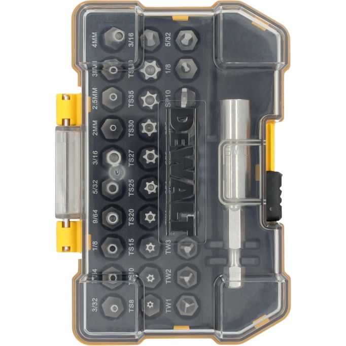 DeWalt 31pc Magnetic Security Bit Set | DWAX200 Tamperproof Driver Kit