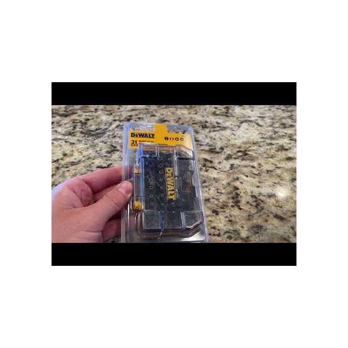 DeWalt 31pc Magnetic Security Bit Set | DWAX200 Tamperproof Driver Kit