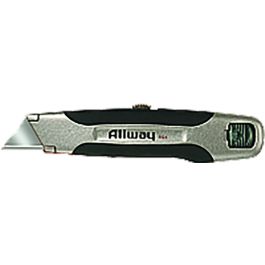 Allway RSK Retractable Utility Knife w/3 Blades Soft Grip