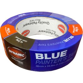 Dynamic 99765 1.5" (36mm) Premium Painters Blue Masking Tape