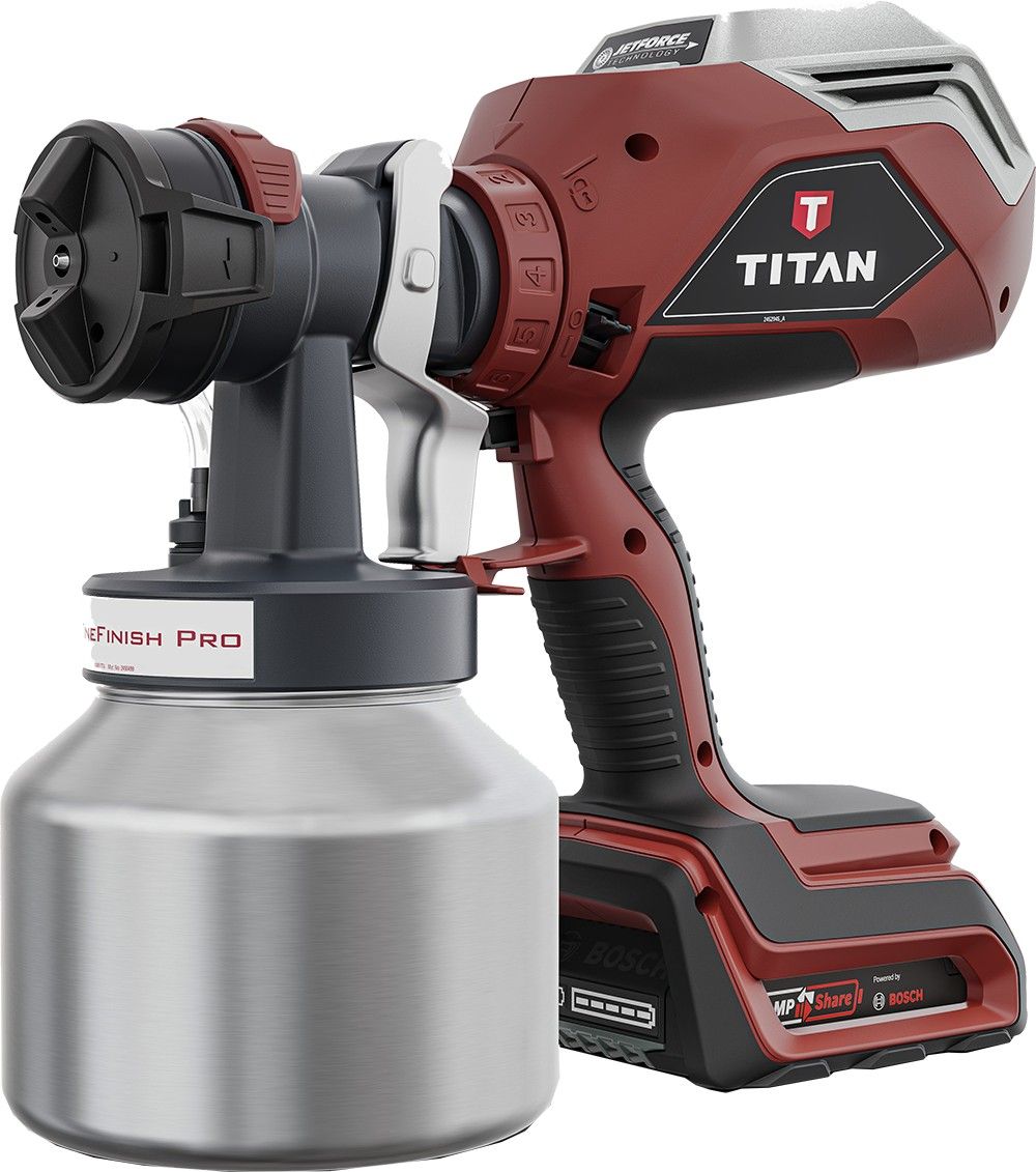 Titan 2443773B FlexSpray Pro 18v Battery-Powered Handheld Airless Paint ...