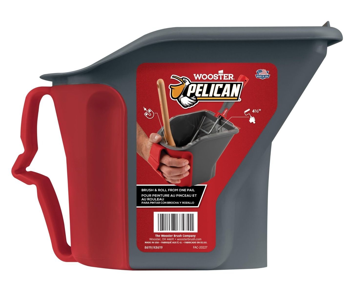 Wooster 8619 1qt Pelican Hand Held Pail