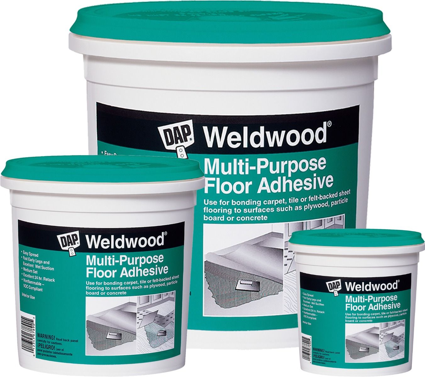 DAP Weldwood Multi-Purpose Latex Floor Adhesives